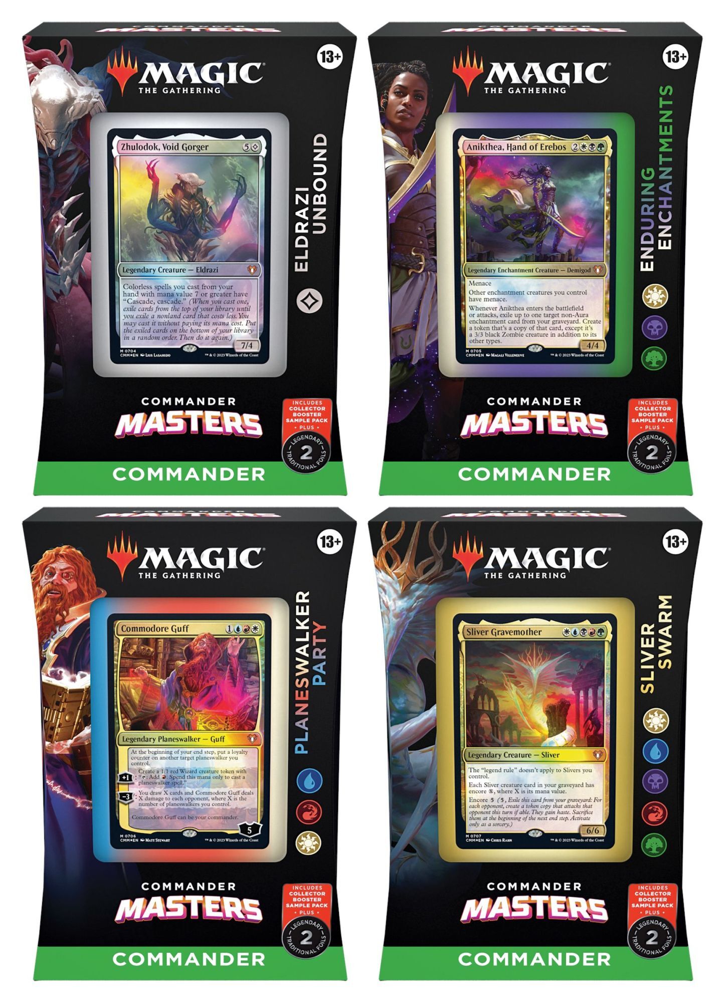 (4個セット) 統率者マスターズ 統率者デッキ《英語》【未開封BOX】